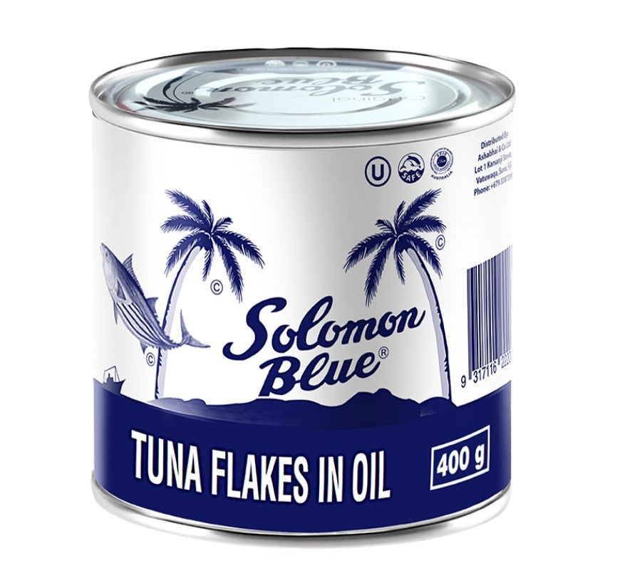 Solomon Blue Red Meat Tuna Flakes in Oil 400g | GSTex – Patricks ...