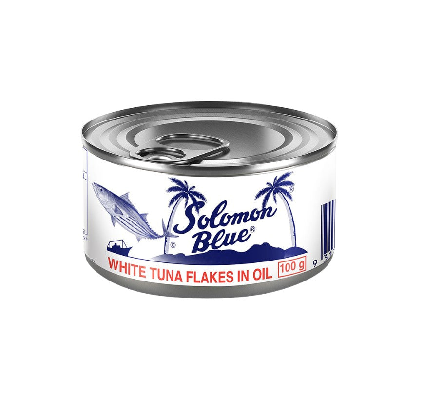 Solomon Blue White Tuna Flakes in Oil 100g | GSTex – Patricks Transport Ltd