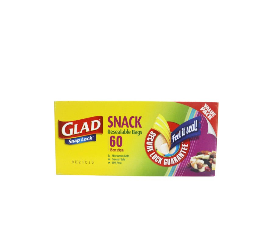 Glad snap lock Mini 60's bag – Patricks Transport Ltd